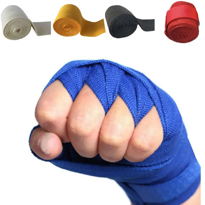 Boxing Gloves Cotton Bandage Fighting Sanda Strap Hand Wraps Handwraps ...