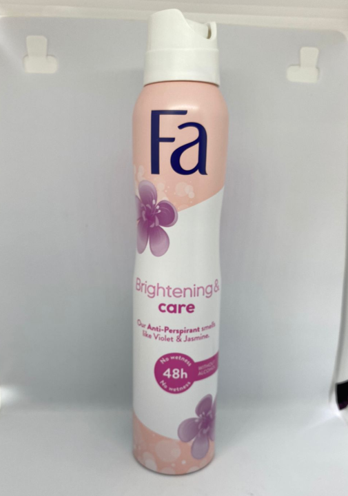 Fa Body Spray Brightening & Care Violet & Jasmine 200ml | Daraz.lk