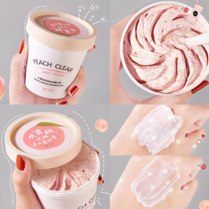 Peach Scrub Sea 200g Bath Body SPA Salt Body Scrub Body Sea Salt ...