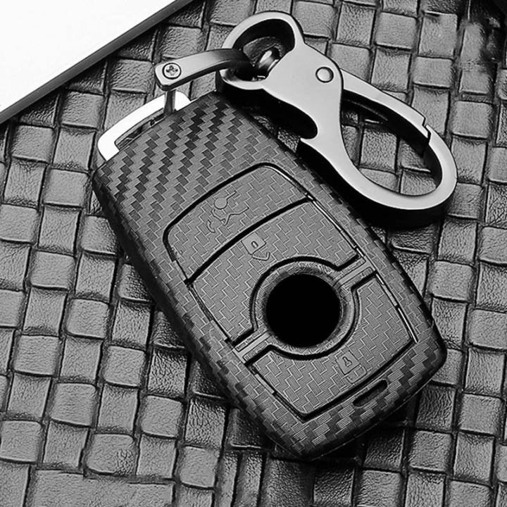 【Alizeker Mall】Carbon Car Key Cover Mercedes Benz E-Class E43 W213 E300 ...