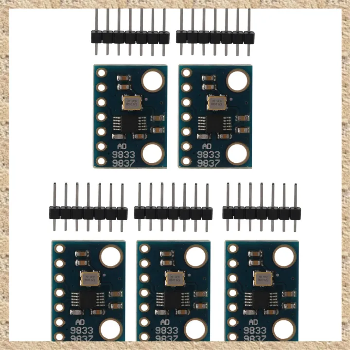 5Pcs AD9833 Programmable Microprocessors Serial Interface Sine Square ...