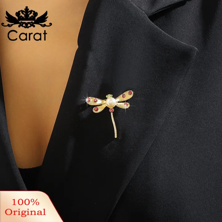 Carat Clothes Jewelry Rhinestone Pearl Brooch for Formal Party Wedding ...