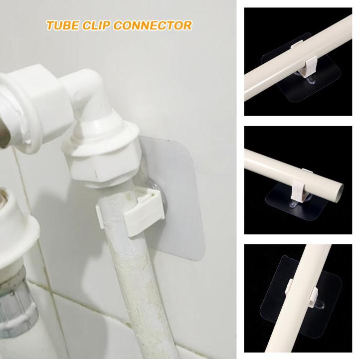 1/5Pcs New Punch-free Self-adhesive Pipe Clamp Garden Irrigation ...