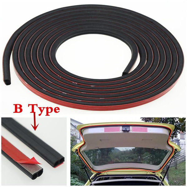 5M Waterproof Car Seal Strip Car Protector Door Edge Rubber Sealing ...