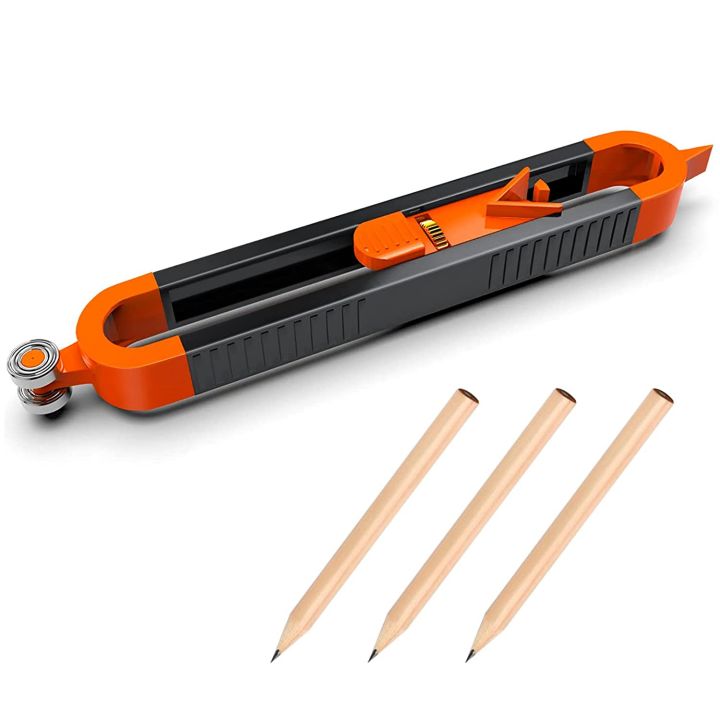 Contour Measuring Tool with Lock for Pencil - Wood Scribe Tool Edge ...