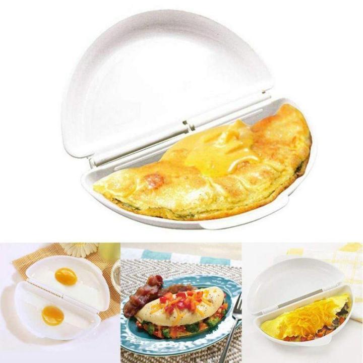 Multifunctional Microwave Steamed Egg Tray Omelet Cooker Pan Breakfast ...