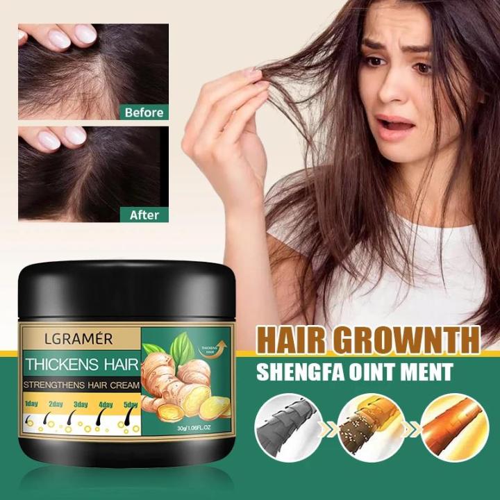 Hair Growth Products Ginger Regrowth Repair Cream Prevent Hair Loss ...