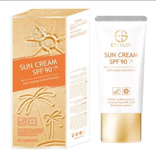 Estelin Anti-Aging Whitening Sun Cream SPF 90 Estelin Sun Cream SPF 90 ...