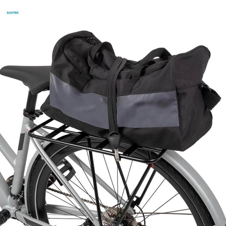 Bike Back Shelf Bike Rear Rack Metal Frame Outdoor Road Bike Quick ...