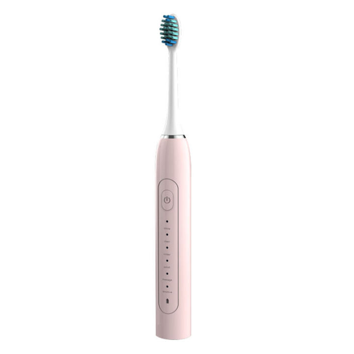 Rechargeable Electric Toothbrush With 2 Brush Heads Smart Electric ...