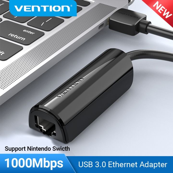 Ventilated USB 3.0 2.0 Ethernet Adapter 100Mpbs 1000Mpbs External ...