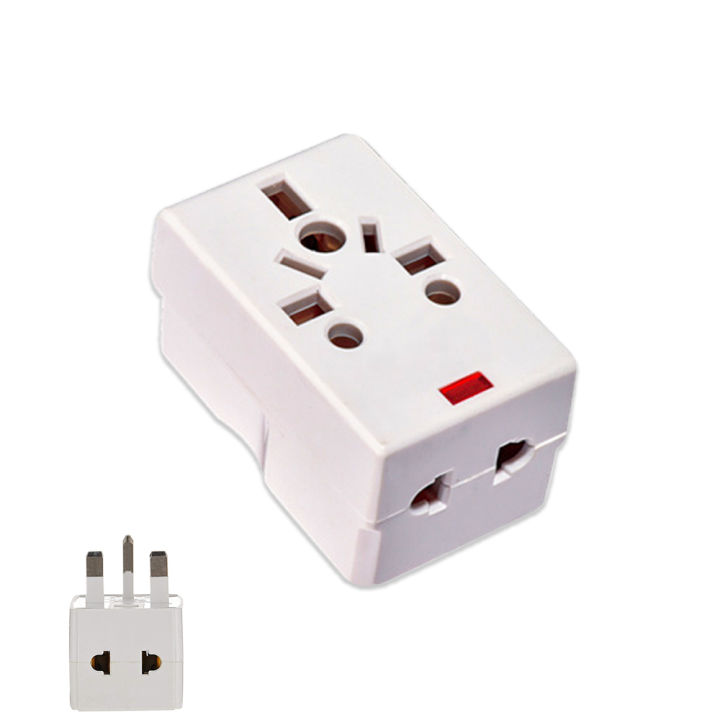 QP Multi Plug Adapter 3 Way Universal Adapter with Square Pin | Daraz.lk
