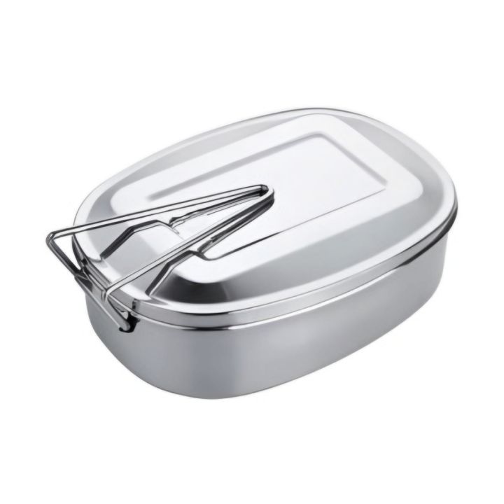 Food Container Metal Single Layer Food Storage Containers Steel Tiffin ...