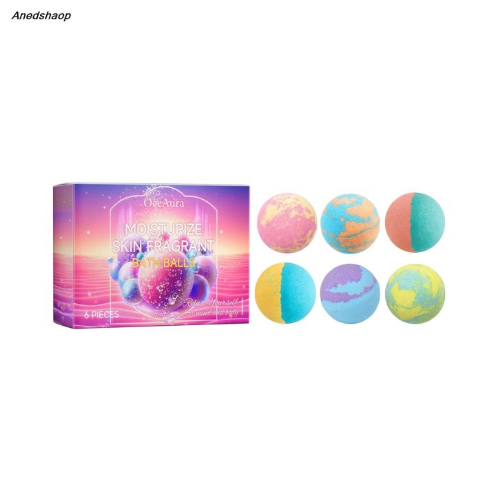 Anedshaop Moisturize Skin Fragrant Bath Balls Bath Balls Gift Set ...