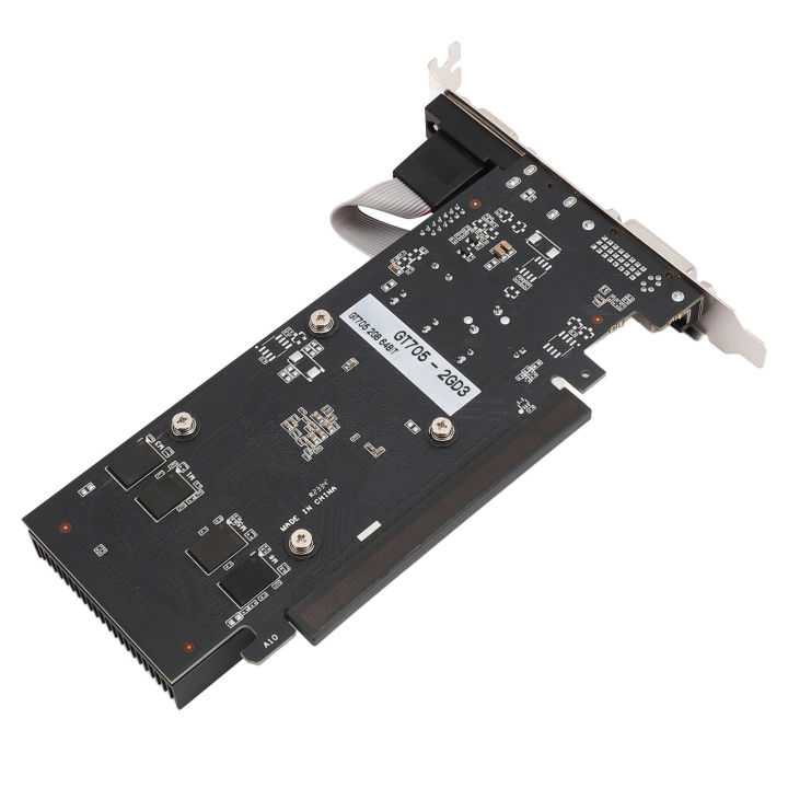 Game Graphics Card PCIe Graphics Card 2GB GDDR3 Plug and Play for ...