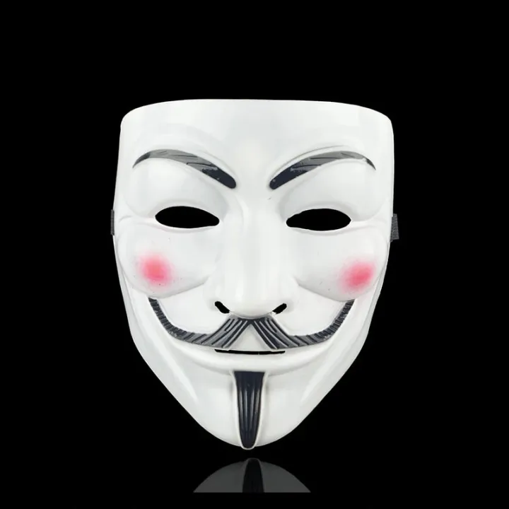 Movie Cosplay V for Vendetta Hacker Mask Anonymous Guy Fawkes Halloween ...