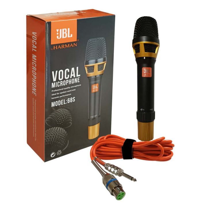 JBL VOCAL MICROPHONE M68S+FREE CABLE | Daraz.lk
