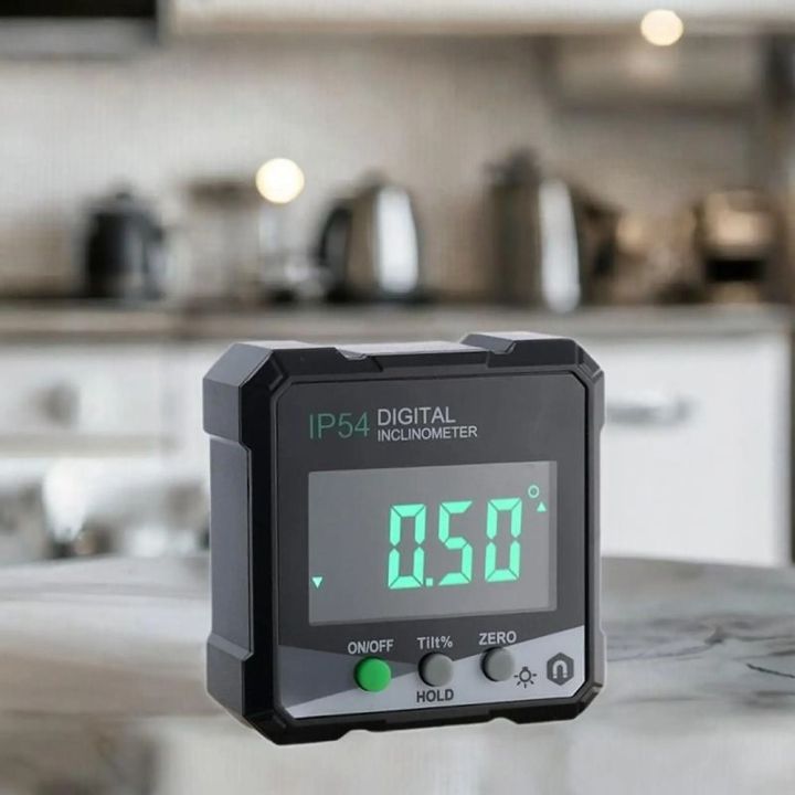 Angle Gauge Level Waterproof Electronic Angle Protractor Single-sided ...