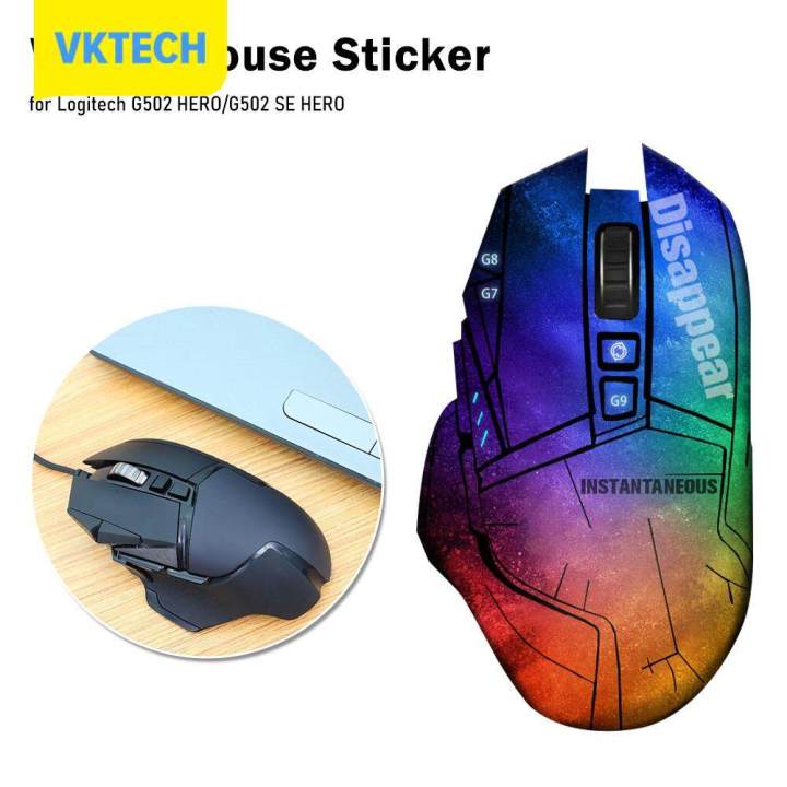 【ZIME】Matte Wired Mouse Stickers Protective Film for Logitech G502 HERO ...