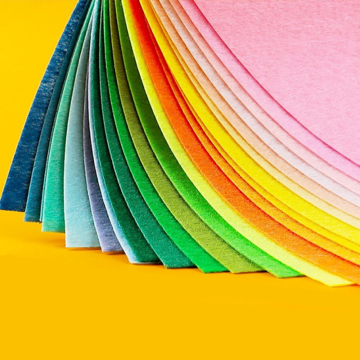 1mm 10x10cm High Density Felt Fabric Diy Patch Sewing Handicraft ...