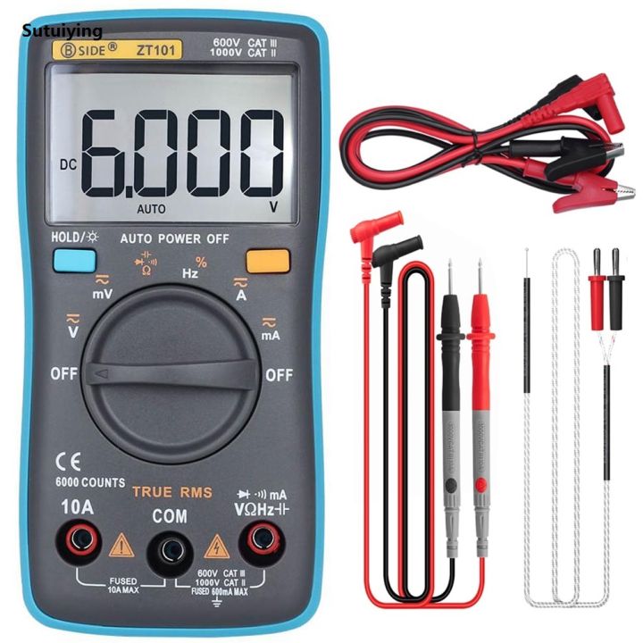 Sutuiying BSIDE Digital Multimeter Voltage Tester Multimetro With ...