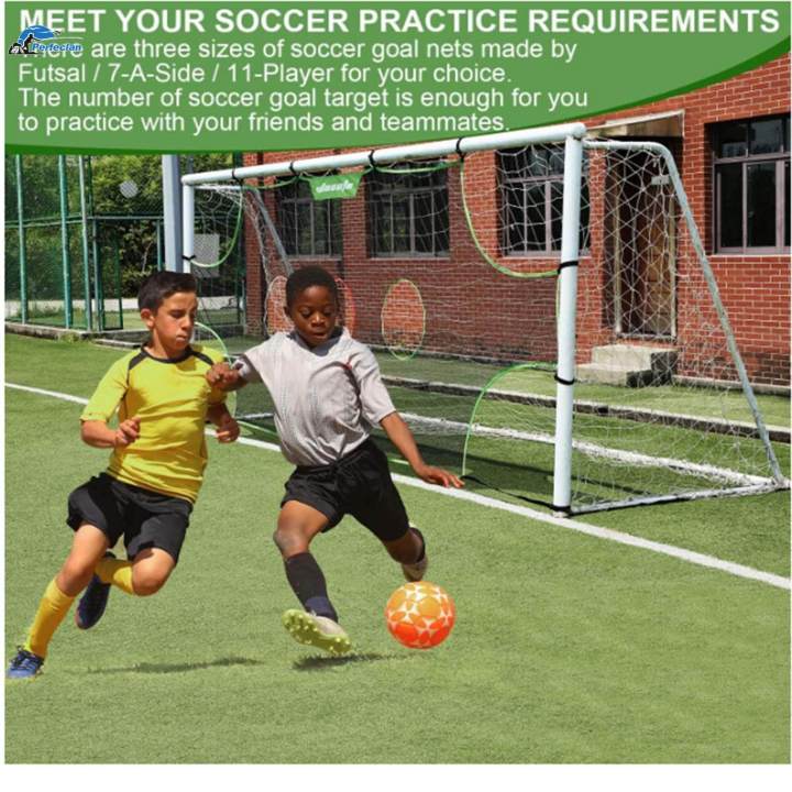 Soccer Goal Target Nets Equipment Nylon Netting Soccer Field Nets ...