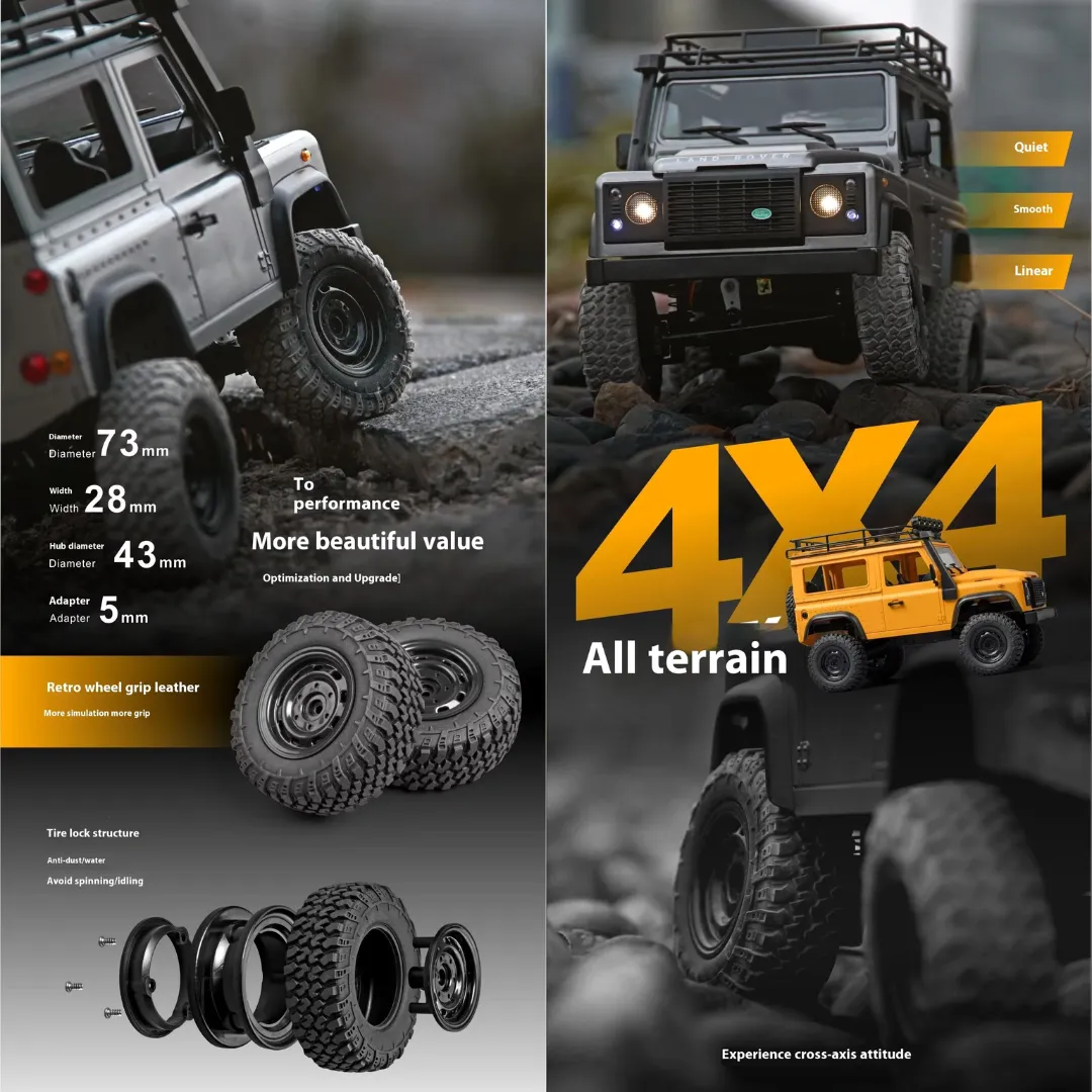 New MN99s MN98 1:12 MN Model RTR Version RC Car 2.4G 4WD RC Rock ...