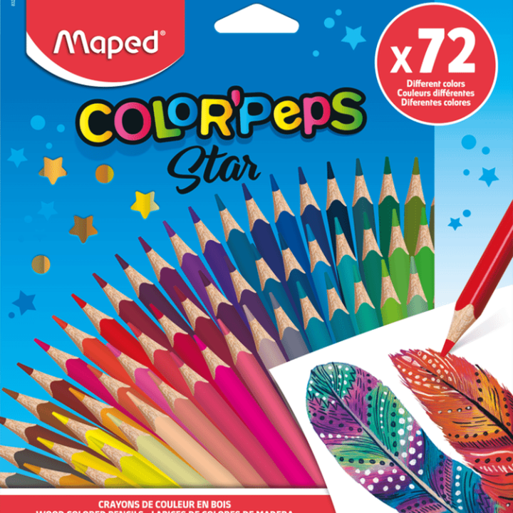 Maped Maped Color Pep'S Star- Box Of 72 Colour Pencils | Daraz.lk