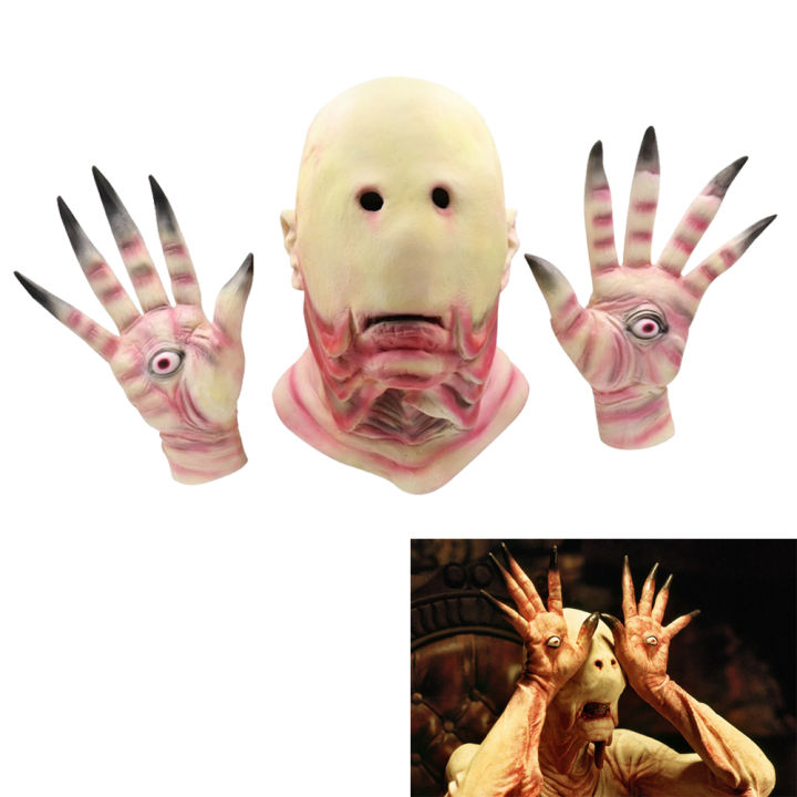 Movie Pan's Labyrinth Horror Pale Man No Eye Monster Cosplay Latex Mask ...