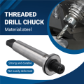2Mt Shank to 1/2 inch -20 Threaded Drill Chuck Arbor Hardened Morse ...