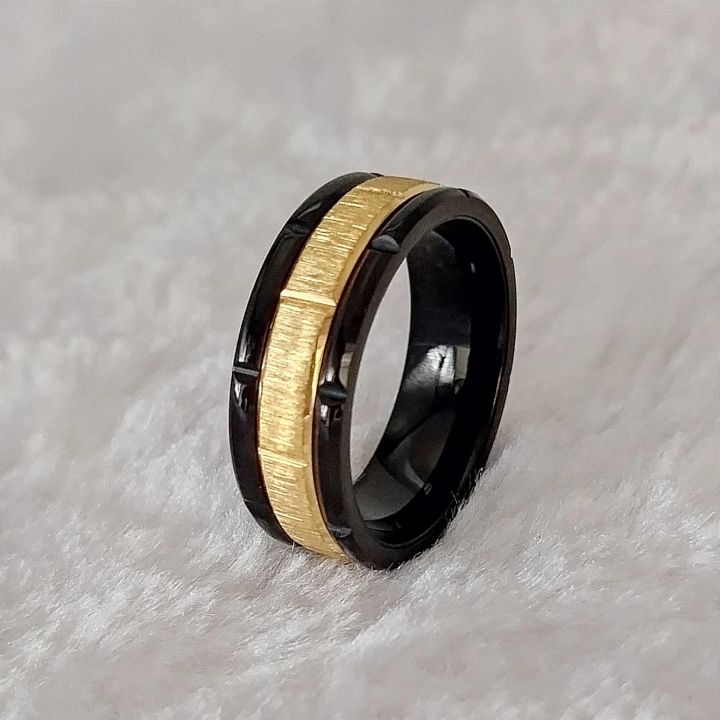 Metal Spinning Men's Jewelry 8mm Fashion Anxiety Rotating Rings For Men ...