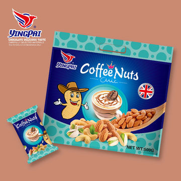 Coffee Nuts Crisp candy with peanut, almond, cashew, pistache 500G Pack | Daraz.lk