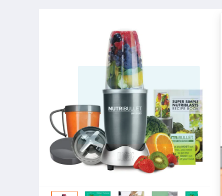 Magic Bullet NutriBullet Nutrition Extraction 12-Piece Mixer, Blender ...