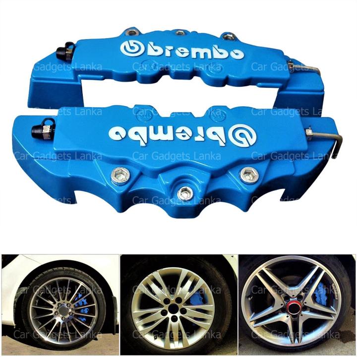 Car 2pc Brembo Universal Disc Brake Caliper Covers Kit 3d Decor Brake ...