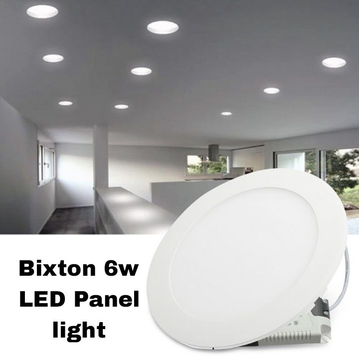 BIXTON 6W LED PRO PANEL LIGHT WITH 2YEARS WARRANTY, SUNK TYPE 600 LUMEN ...