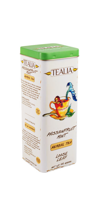 Tealia - Loose Tea in Tin PASSIONFRUIT MINT | Daraz.lk
