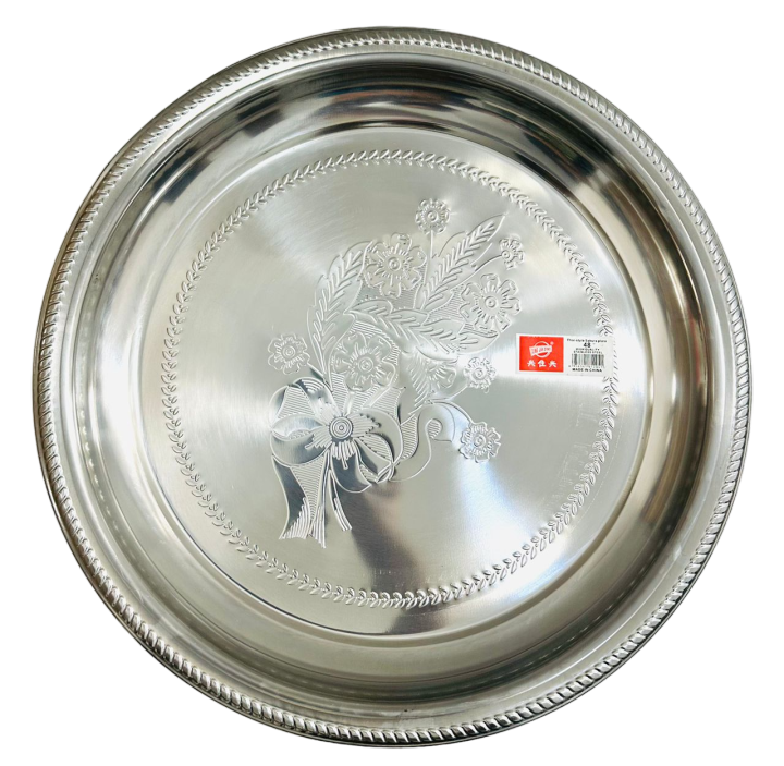 Stainless Steel Sawan Plate / Lunch, Dinner Food Plate Good Quality ...