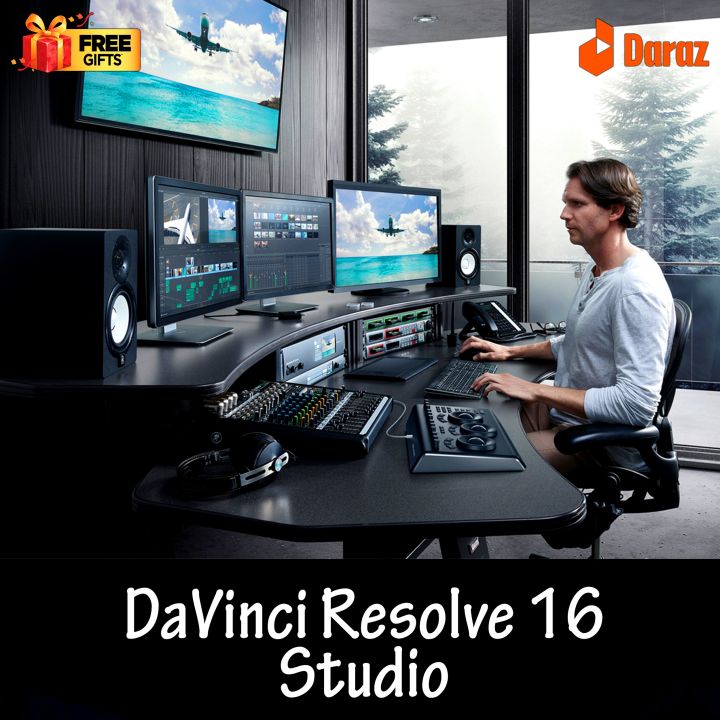 Blackmagic Design DaVinci Resolve Studio v16 Professional Video Editing & Color Grading Software ...