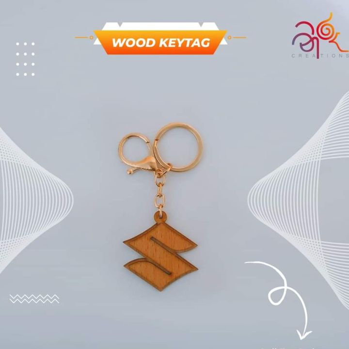 Suzuki Wooden Key Tag | Daraz.lk