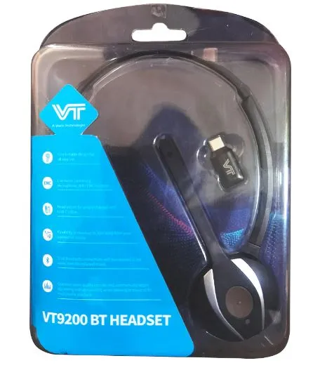 VT 9200 BT call center Noise cancellation Bluetooth headset Microphone with ENC function, HD ...