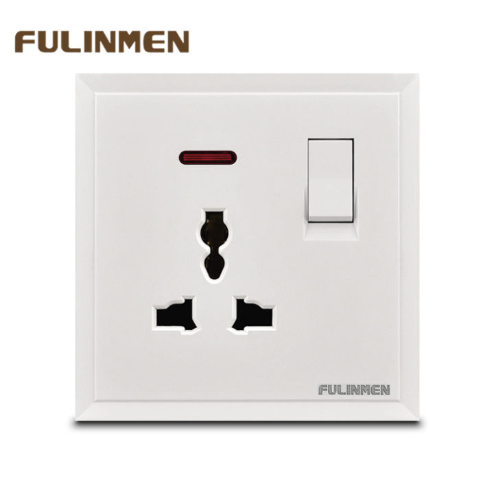 Multi plug base 13A FULINMEN brand switch UK type electrical socket ...