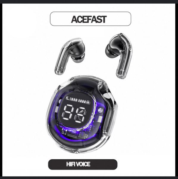 Acefast Crystal T8 Tws Wireless Earbuds Ultrapods Pro T8 Tws Bluetooth ...