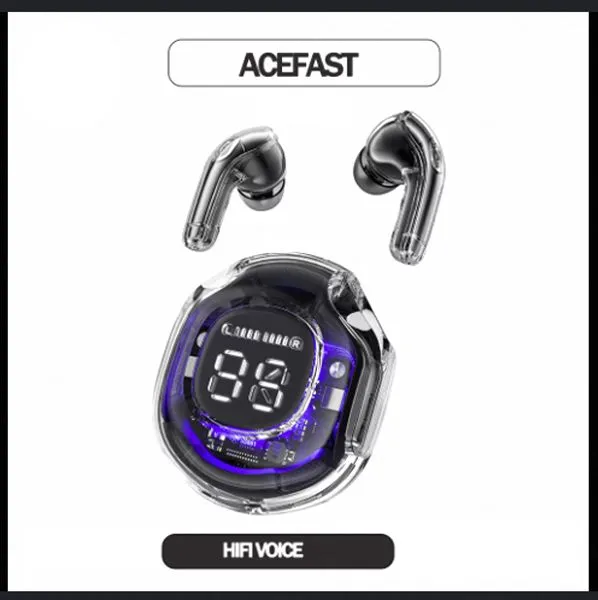 Acefast Crystal T8 Tws Wireless Earbuds Ultrapods Pro T8 Tws Bluetooth ...