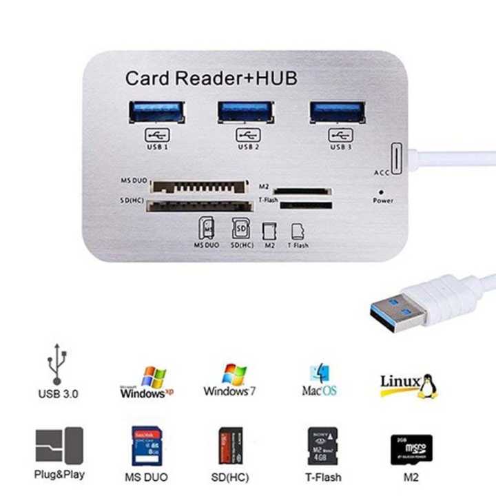 USB 3.0/3.1 Hub With Card Reader | Daraz.lk