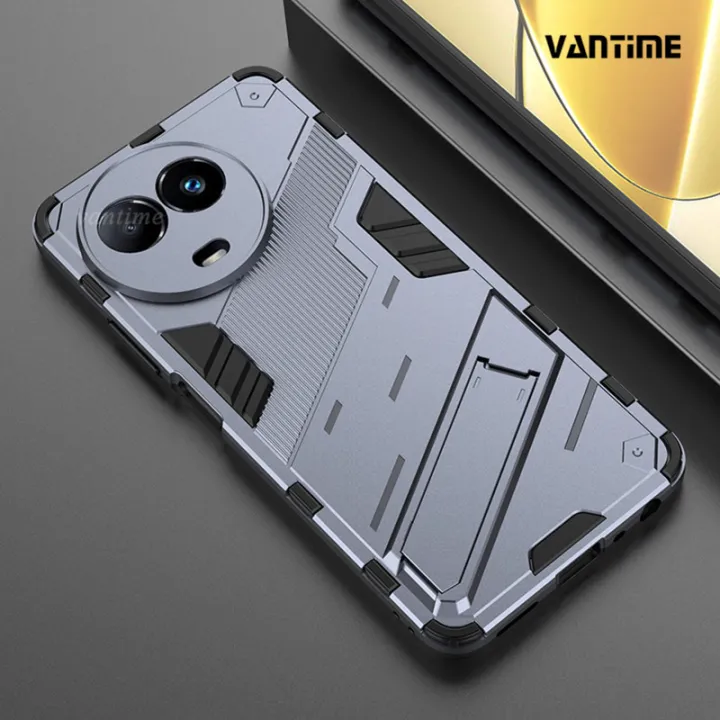 Vantime for Realme 11X 11 5G Case Kickstand Ultra Thin Shockproof Matte ...