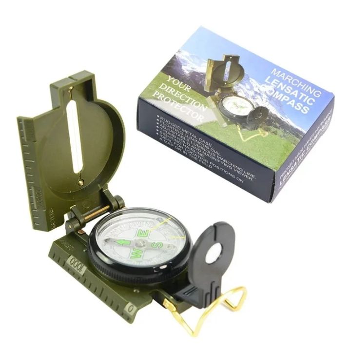 【NEW】 High Precision American Compass Multifunctional Military Green ...