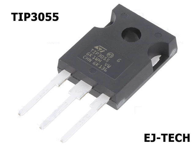 TIP3055 NPN Power Transistor for Audio Amplifiers Alternative to 2N3055 ...