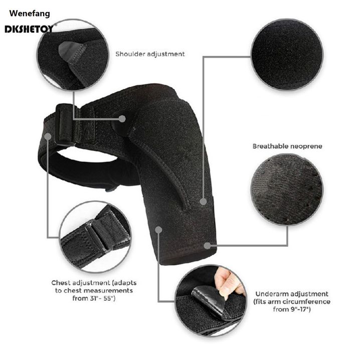 Wenefang Adjustable shoulder support Brace for Torn Rotator Cuff ...