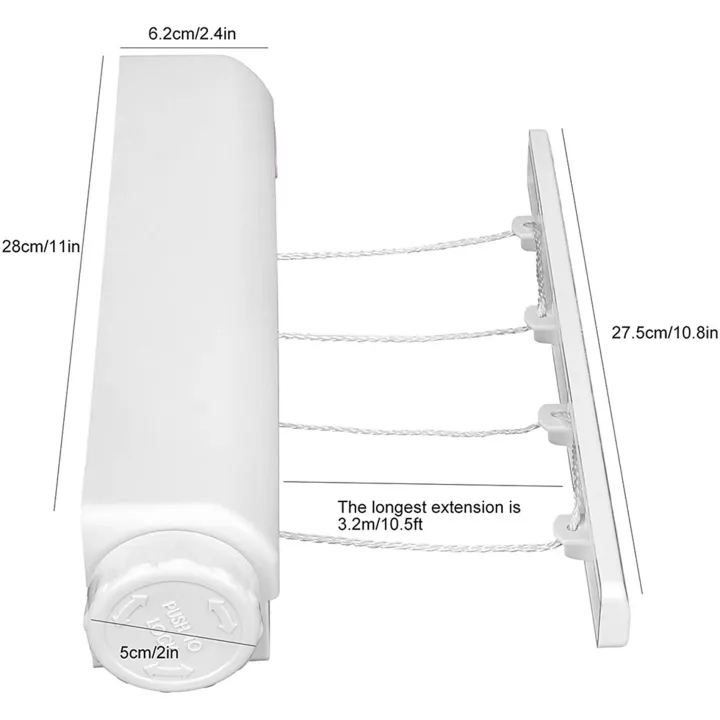 【Dream Sailing Store 】Retractable Telescopic Indoor Outdoor Wall ...