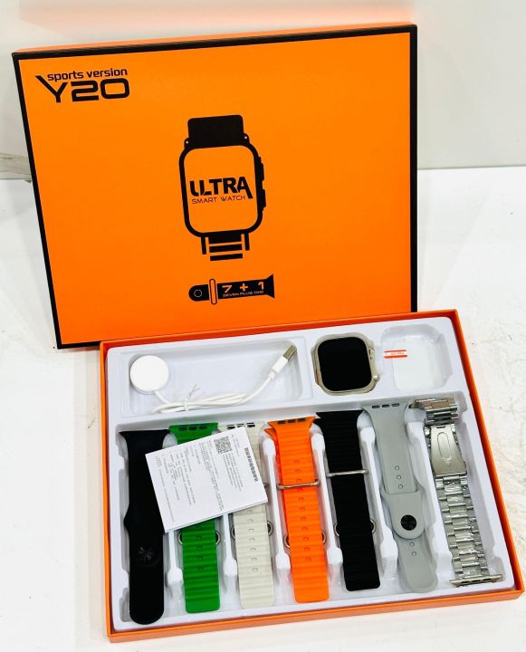 Y20 ULTRA SMART WATCH 7 + 1 | Daraz.lk